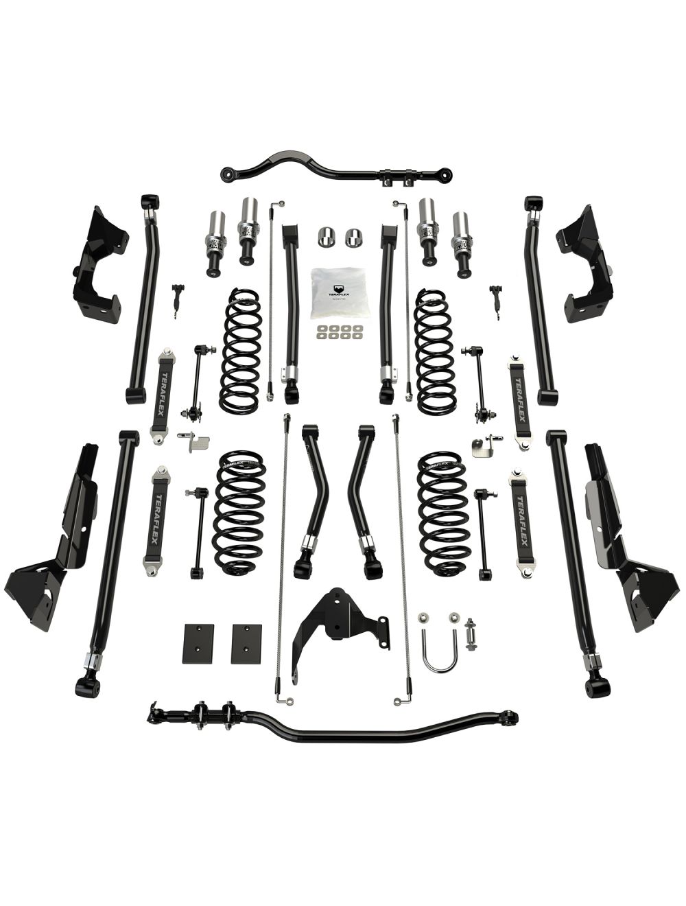 TeraFlex 4" Alpine CT4 Prerunner Long Arm Suspension System(1145042 ...