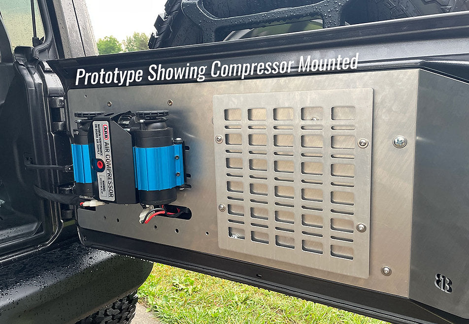 813 Fabrication Rear Gate ARB/ViAir Compressor Enclosure & MOLLE Panel ...