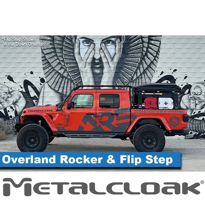 MetalCloak - Overland Rocker & Flip Step Kit, Pair (6353*) – West Coast ...