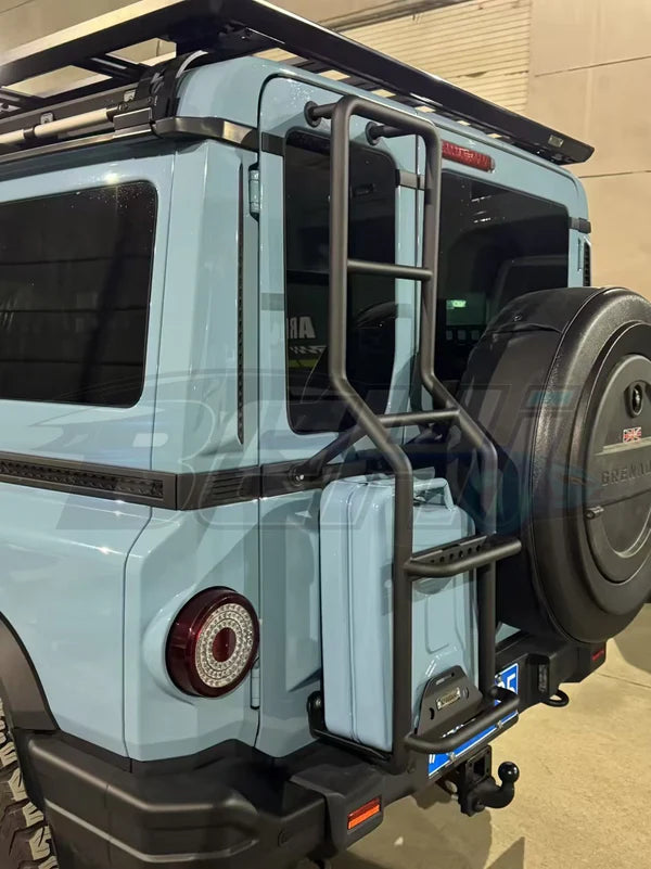 GrenX Rear Ladder with Jerry Can Holder for Ineos Grenadier – Heavy ...