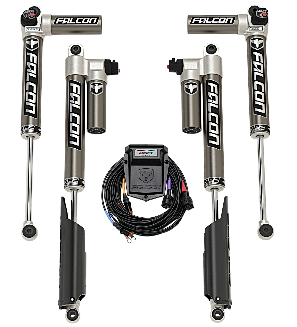 Falcon - JT SP2 3.5 aDAPT Piggyback Shock Kit (2-3" Lift) | Advanced ...